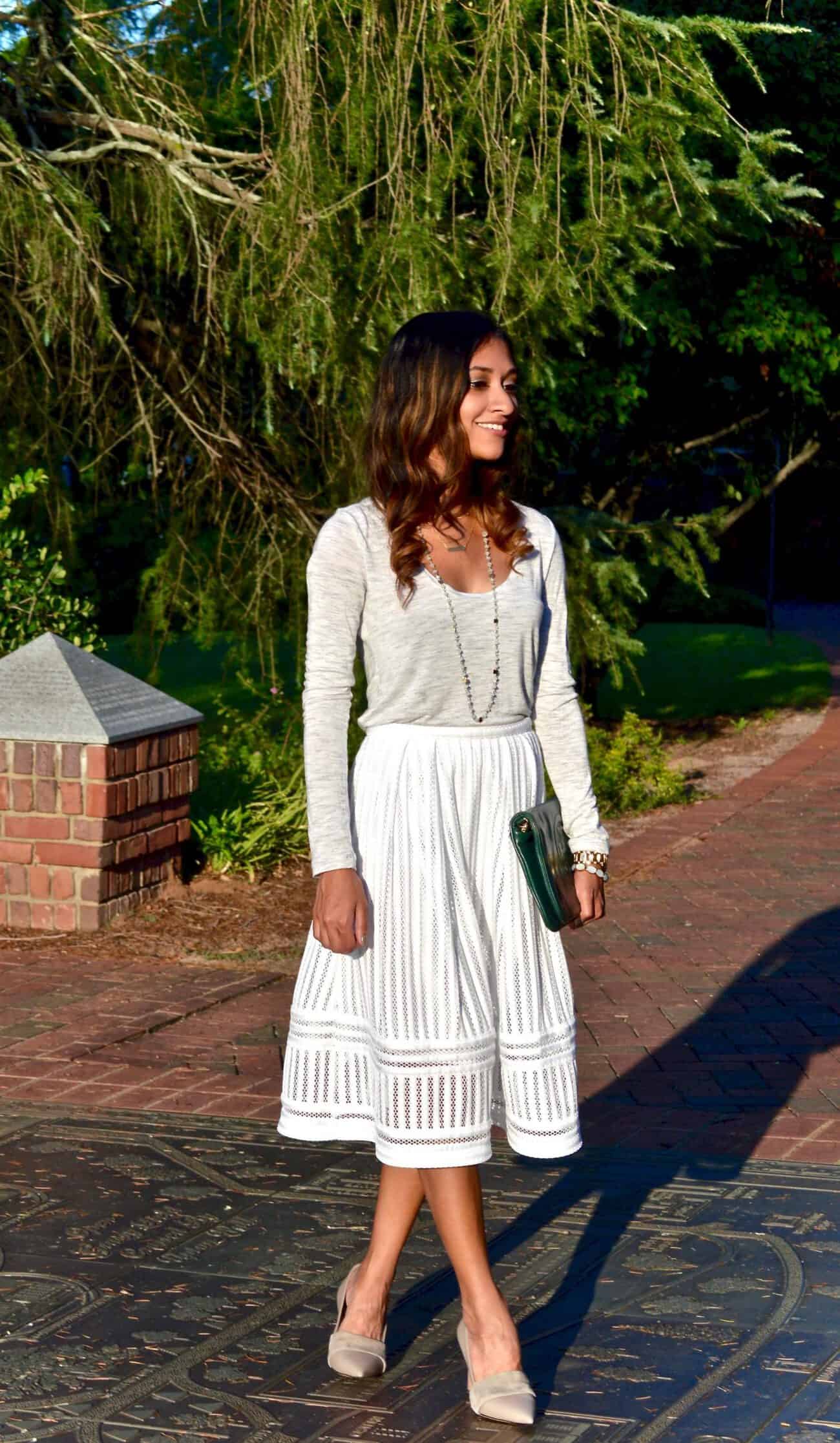 How to Wear White in the Fall - An Unblurred Lady