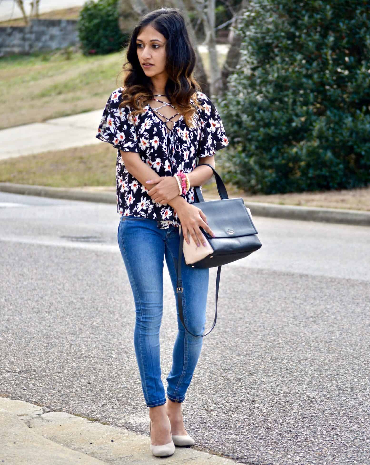 Floral Laced Top - An Unblurred Lady