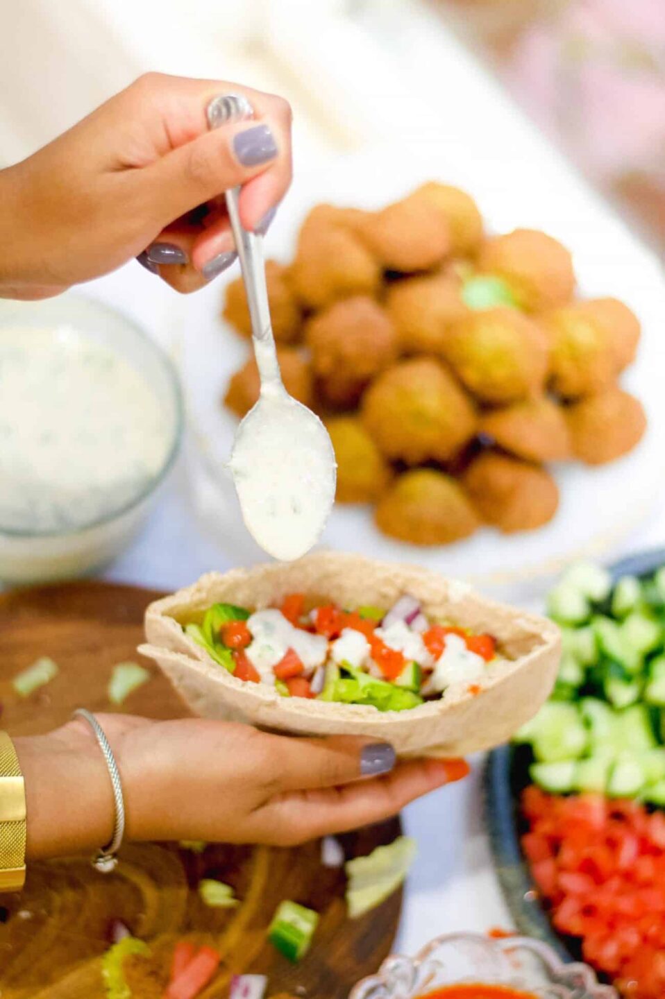 Homemade Falafel Recipe and Gyro Recipe - An Unblurred Lady