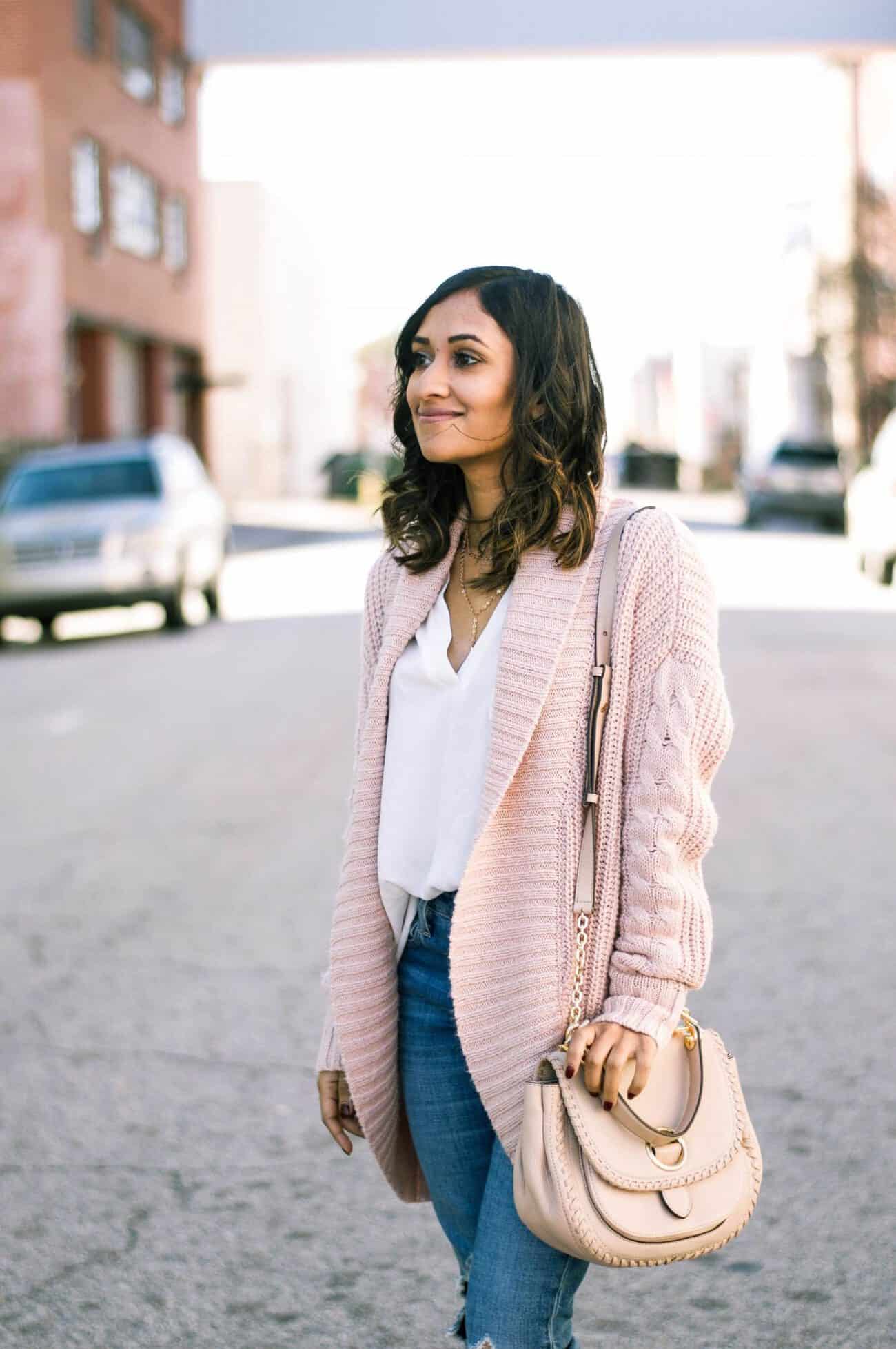 Spring Transitional Outfit + Distressed Denim Options - An Unblurred Lady