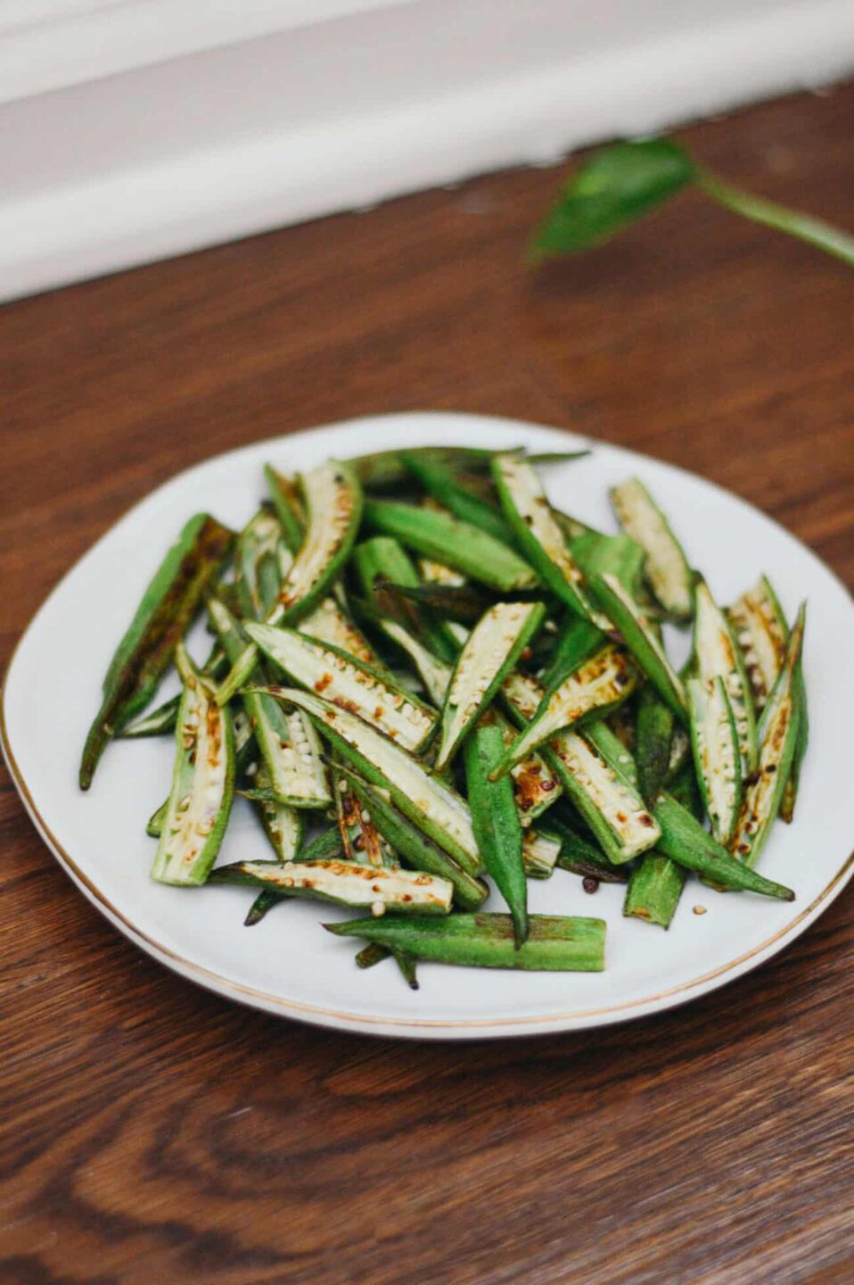 Indian Okra Recipe | Bhindi Masala - An Unblurred Lady
