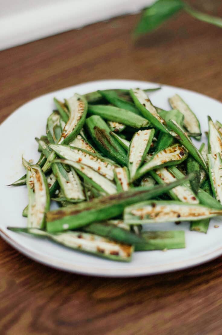 Indian Okra Recipe | Bhindi Masala - An Unblurred Lady