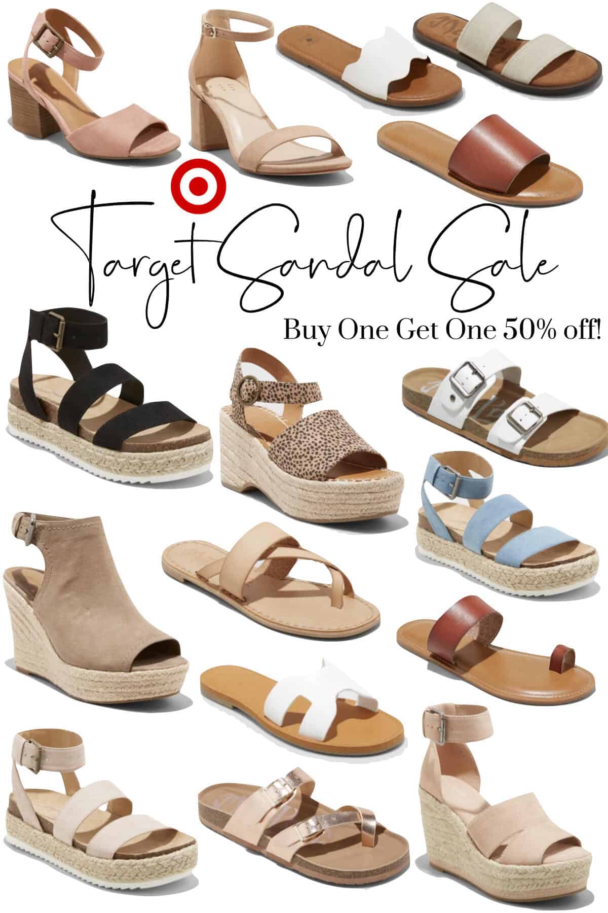 Target Sandal Sale // BOGO 50% Off - An Unblurred Lady
