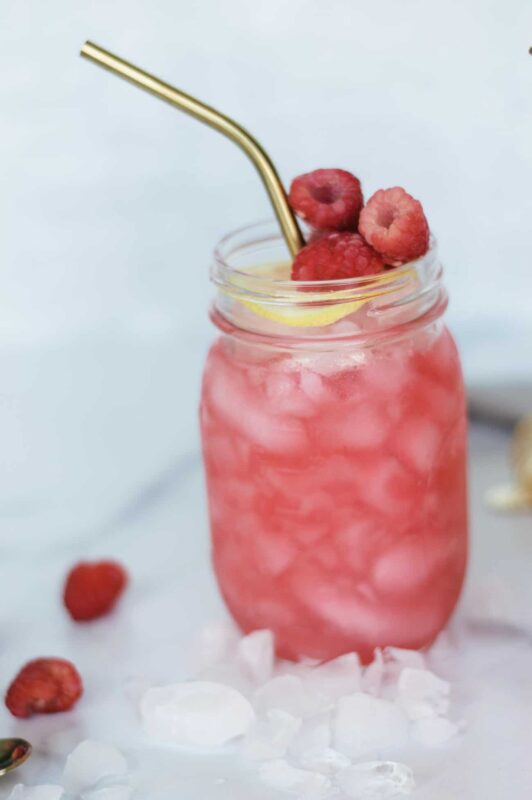 Raspberry Lemonade Cocktail // Happy Hour at Home - An Unblurred Lady